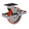 Powered Casters or Motorized Casters move heavy loads safely