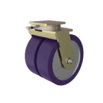 Powered Casters or Motorized Casters move heavy loads safely