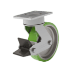 Powered Casters or Motorized Casters move heavy loads safely