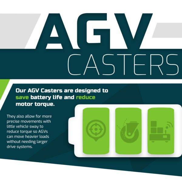 Casters That Help Heavy Duty AGVs Maneuver And Use Less Po