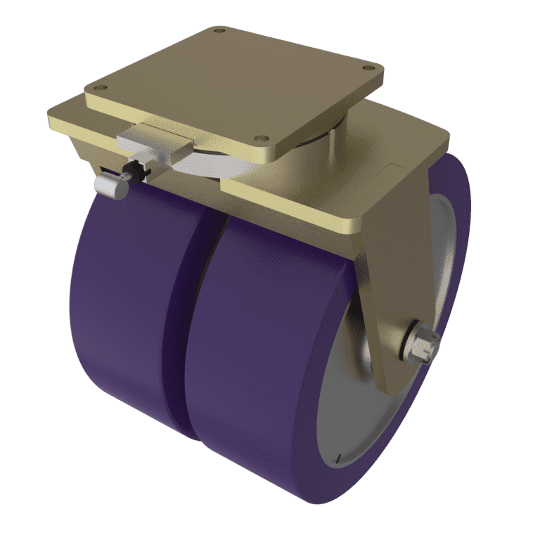 The Shear Strength of our Heavy Duty Swivel Lock. - Caster